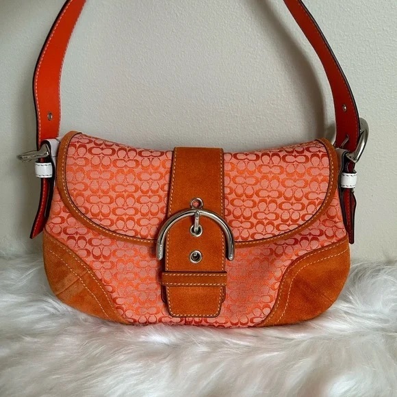 Coach | Bags | Coach Soho Orange Shoulder Bag | Poshmark